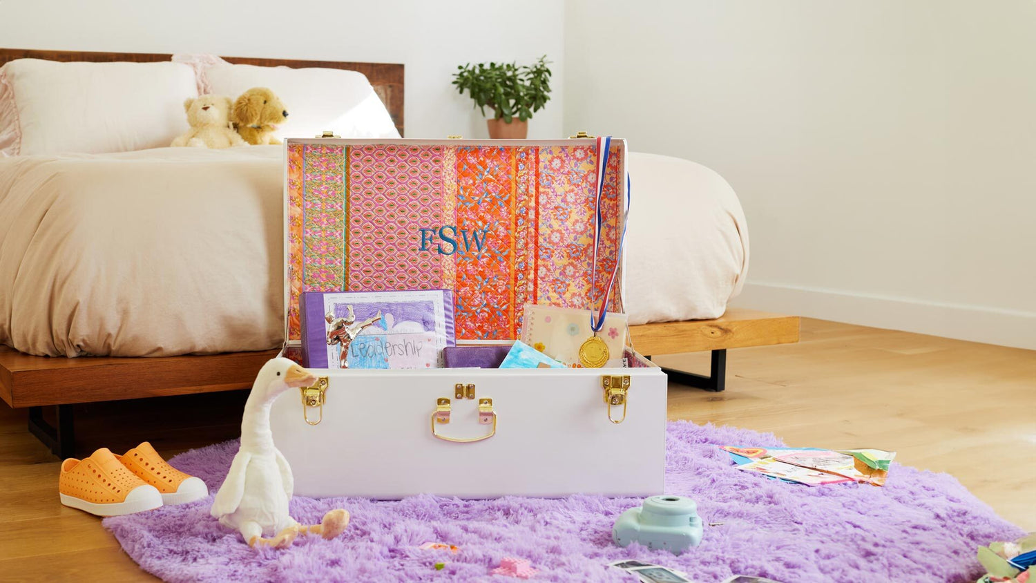 Memorize. Fresh Takes on Keepsake Trunks. Create Something Special.