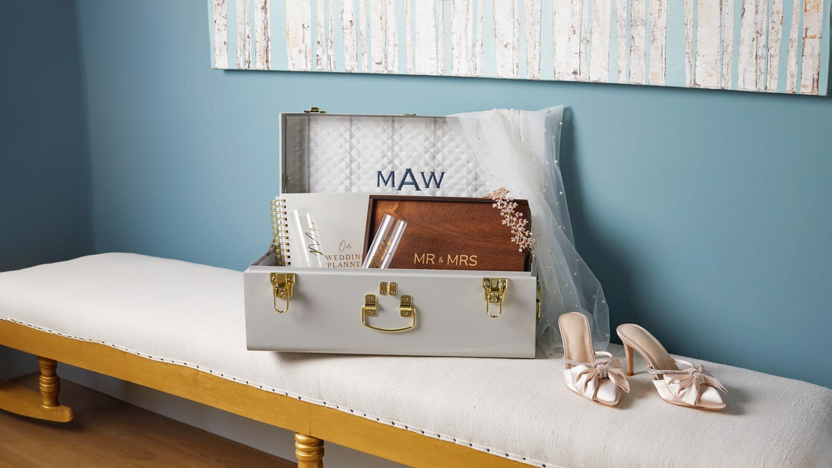 Memorize. Fresh Takes on Keepsake Trunks. Create Something Special.
